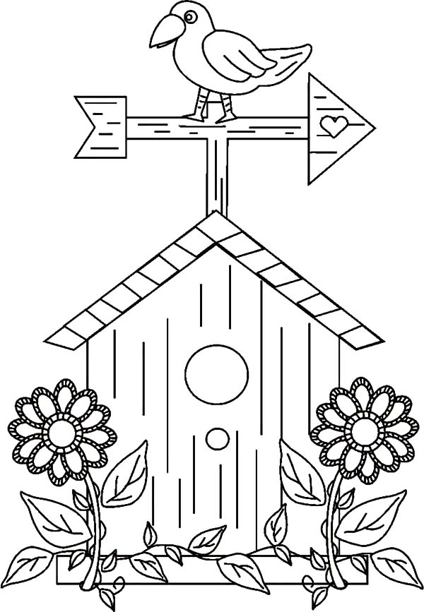 Awesome Bird House Coloring Pages | Best Place to Color Awesome Bird House Coloring Pages | Best Place to Color